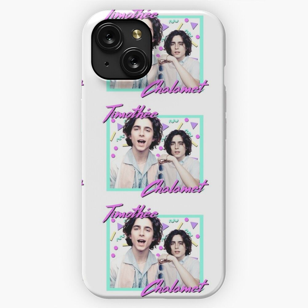 80S Timothee Chalamet iPhone 15 Slim Phone Case Cover - Chief T-shirt