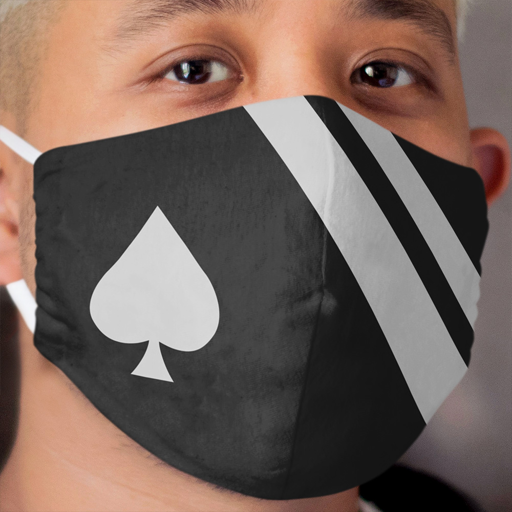 Ace of Spades Cloth Face Mask - Chief T-shirt