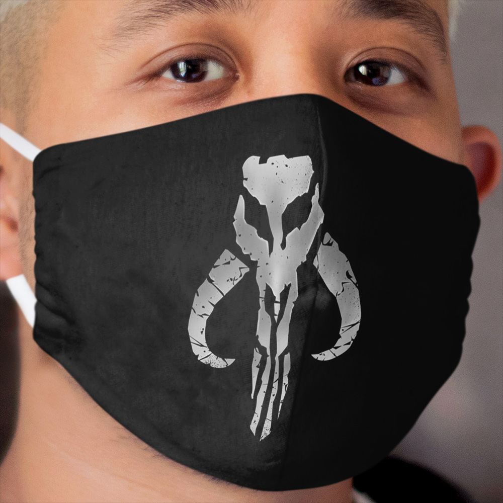 Bounty Hunter Emblem v2 Cloth Face Mask - Chief T-shirt