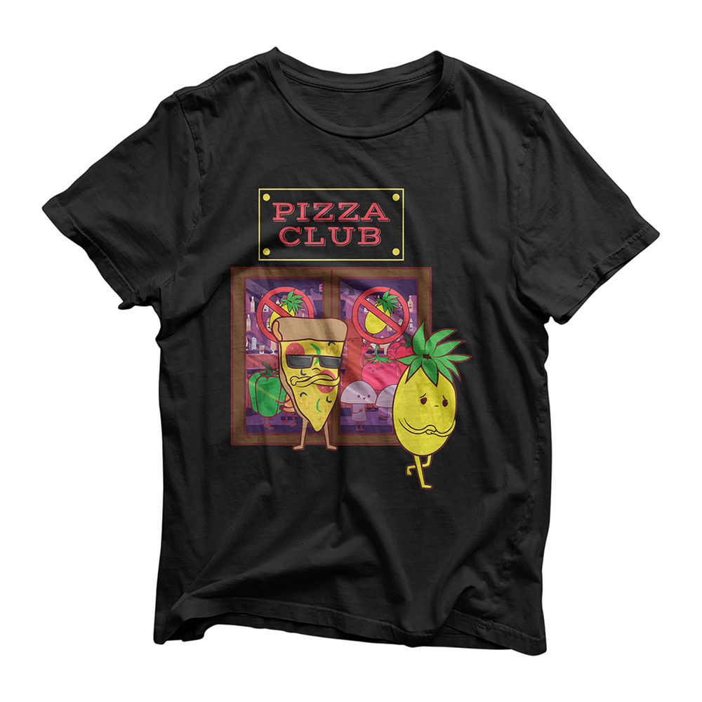Funny Pineapple Hater Pizza No Pineapple on Pizza Hawaiian T-Shirt ...