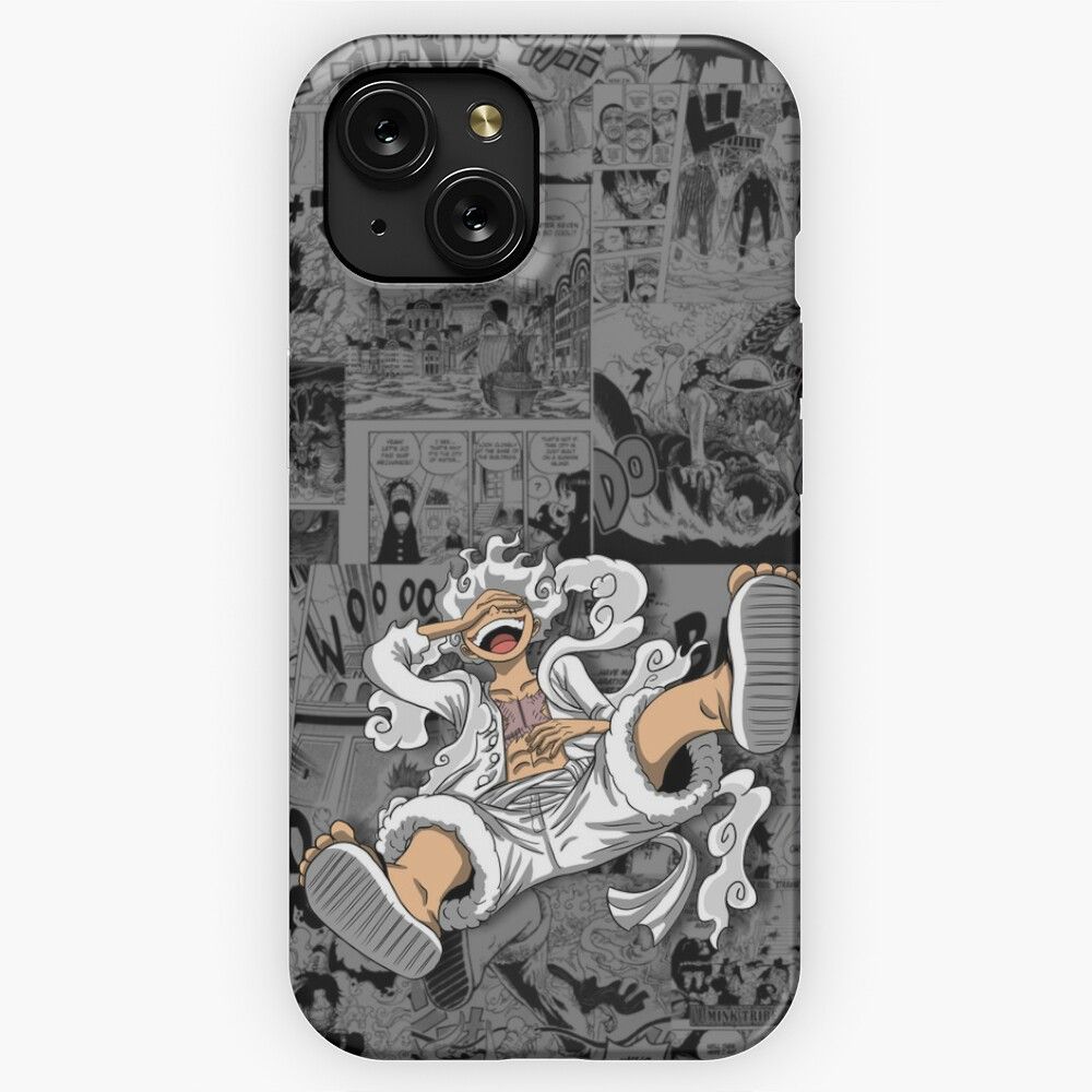 Gear 5 Luffy Monkey D Luffy iPhone 15 Slim Phone Case Cover - Chief T-shirt