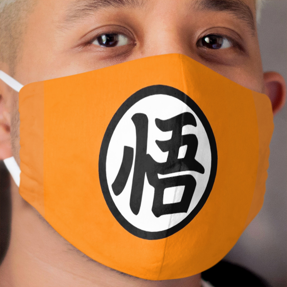Goku Symbol Dragon Ball Cloth Face Mask - Chief T-shirt