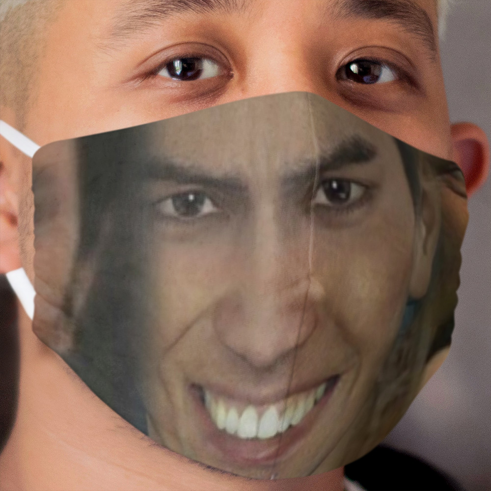 Happy Kazuma Kiryu :) Cloth Face Mask - Chief T-shirt