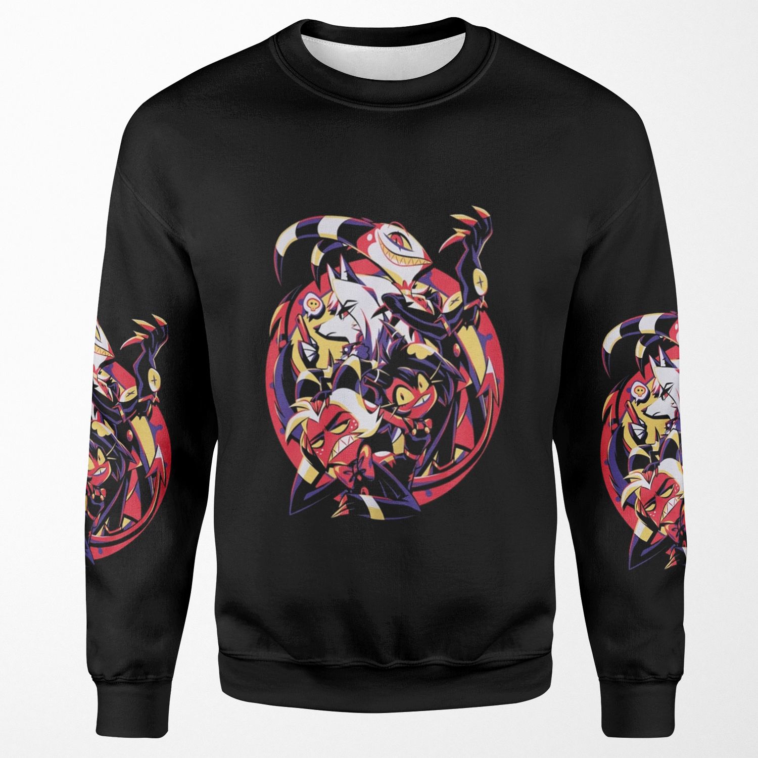 Hazbin Hotel Merch Helluva Boss Group All-over-print Unisex Sweatshirt ...