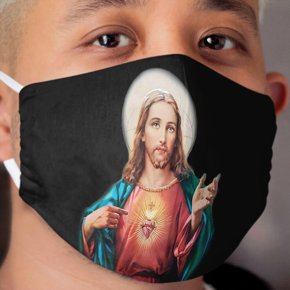 jesus christ saviour Cloth Face Mask - Chief T-shirt