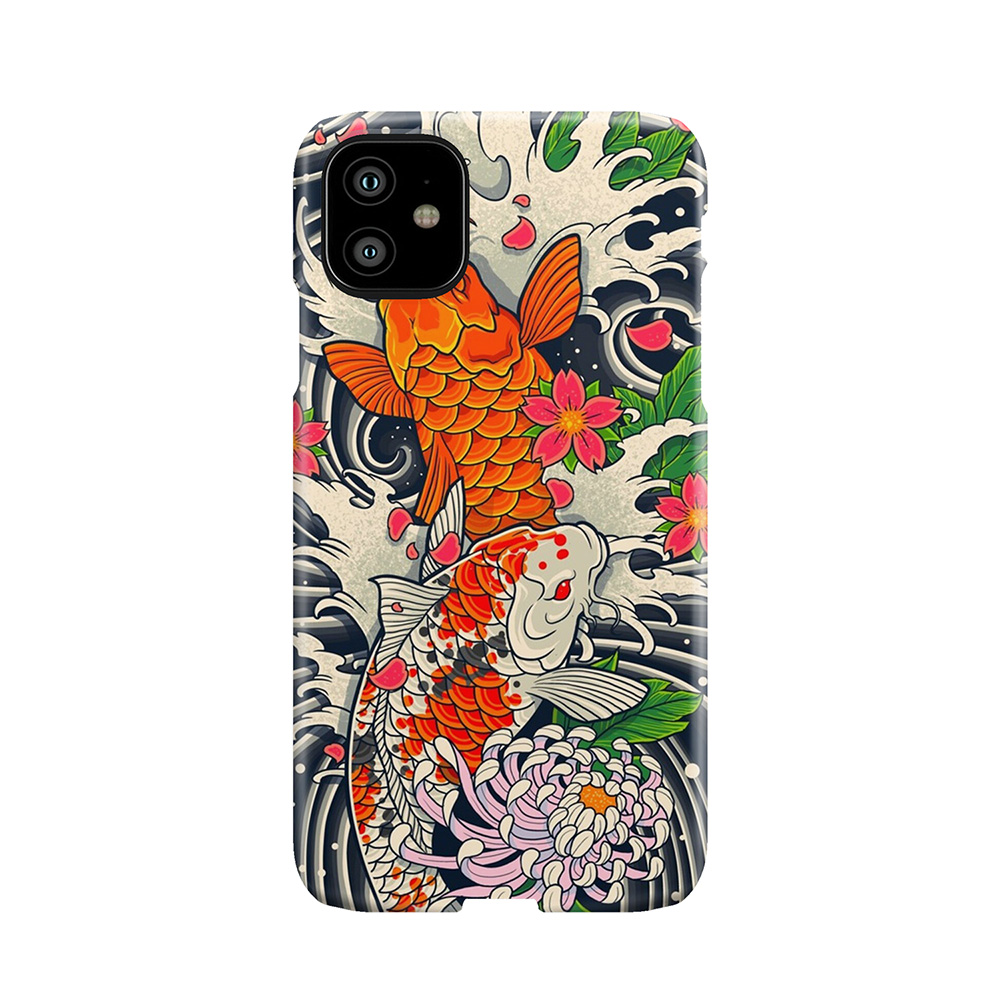 Koi Fish Pond Phone Case - Chief T-shirt