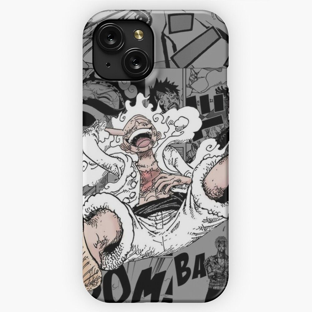 Luffy Gear 5 One Piece iPhone 15 Slim Phone Case Cover - Chief T-shirt