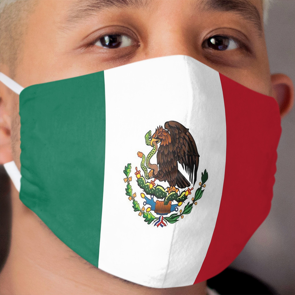 Mexico Flag Cloth Face Mask - Chief T-shirt