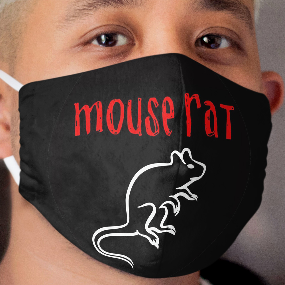 Mouse Rat Logo - Parks and Rec Cloth Face Mask - Chief T-shirt