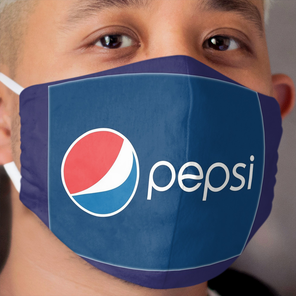Pepsi Logo Cloth Face Mask - Chief T-shirt