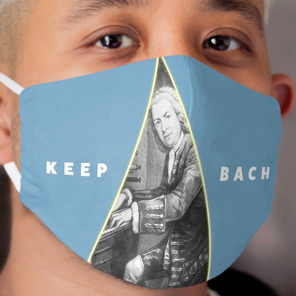 Please Keep Bach! Cloth Face Mask - Chief T-shirt