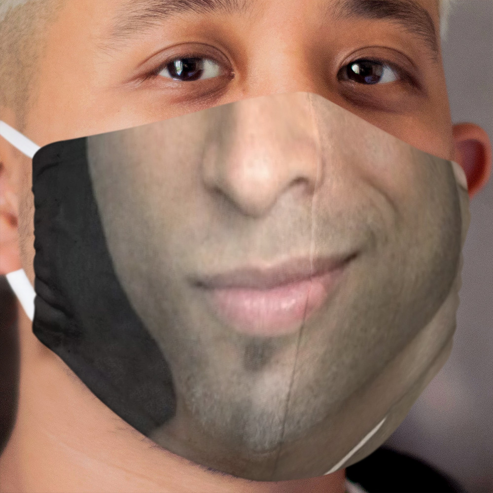 Ricardo Milos Smile Meme Cloth Face Mask - Chief T-shirt