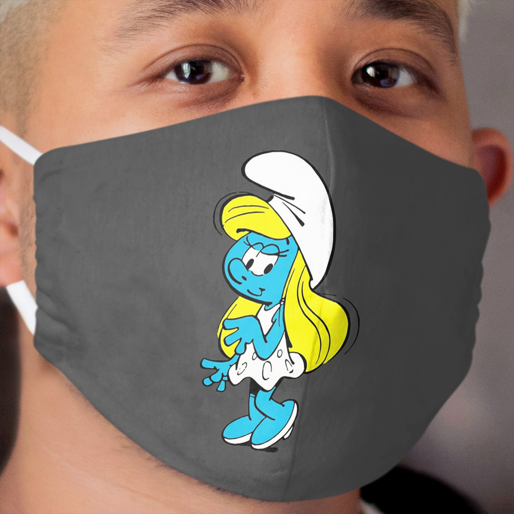 Smurfette Cloth Face Mask - Chief T-shirt