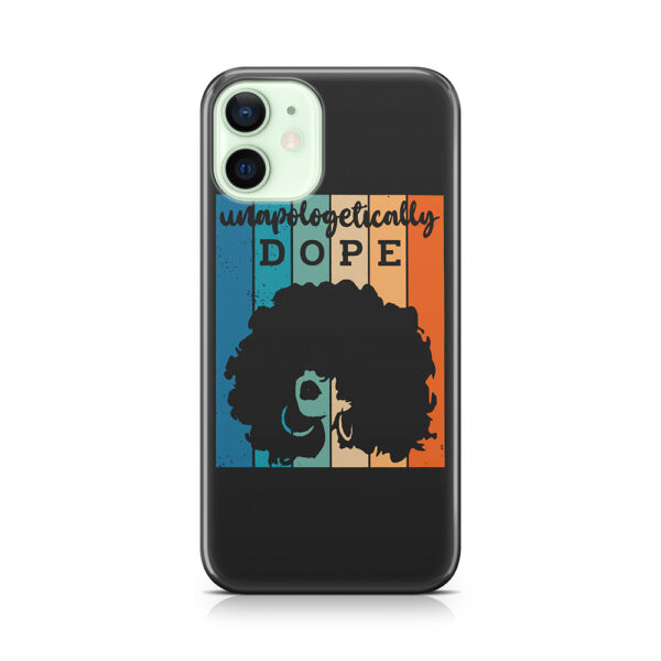 Black Woman Retro Unapologetically Dope Phone Case - Chief T-shirt