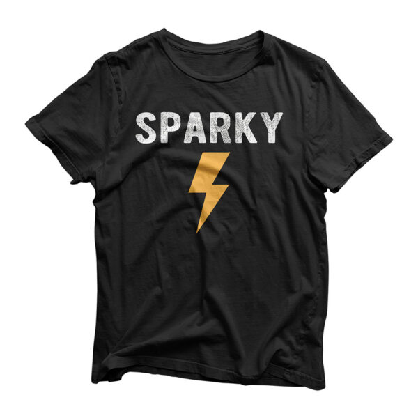 Electrician Gift Funny Sparky Nickname Lightning Bolt Tee T-Shirt ...