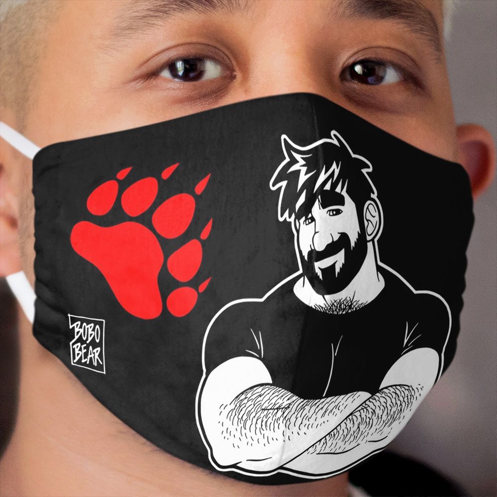 ADAM LIKES CROSSING ARMS - LINEART Cloth Face Mask - Chief T-shirt