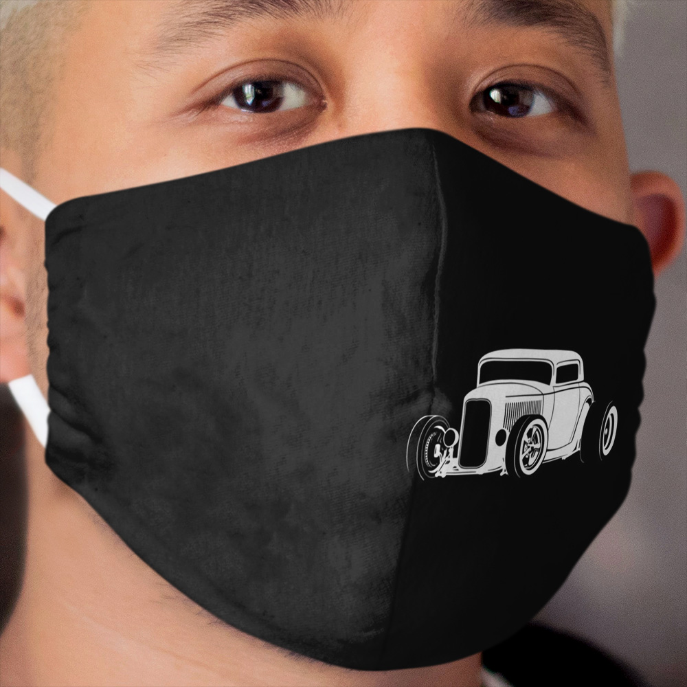 American Hot Rod Cloth Face Mask - Chief T-shirt