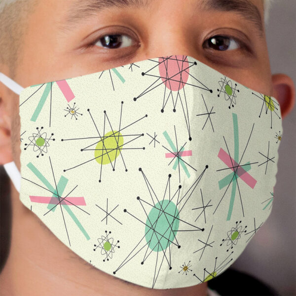 Atomic 50s Cloth Face Mask - Chief T-shirt