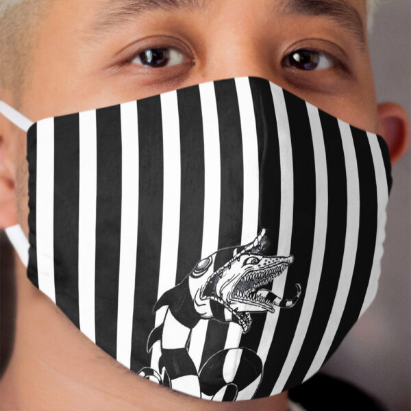 Beetlejuice Sandworm Cloth Face Mask - Chief T-shirt