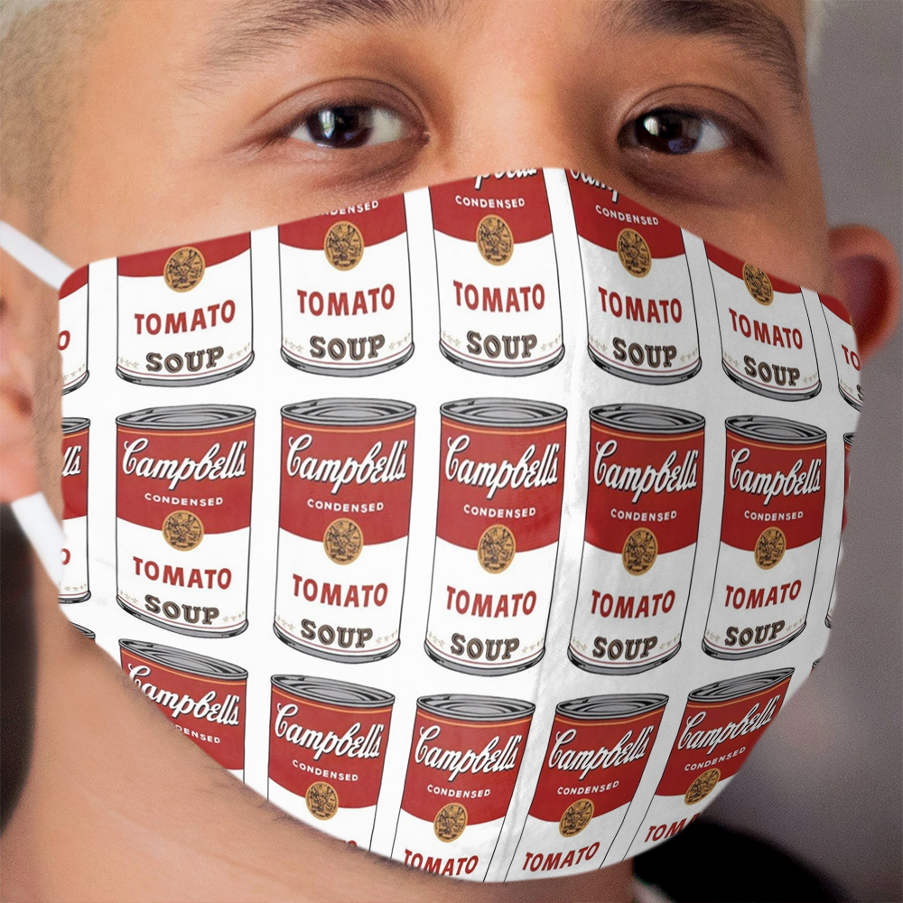 Campbell's Soup Can Cloth Face Mask - Chief T-shirt