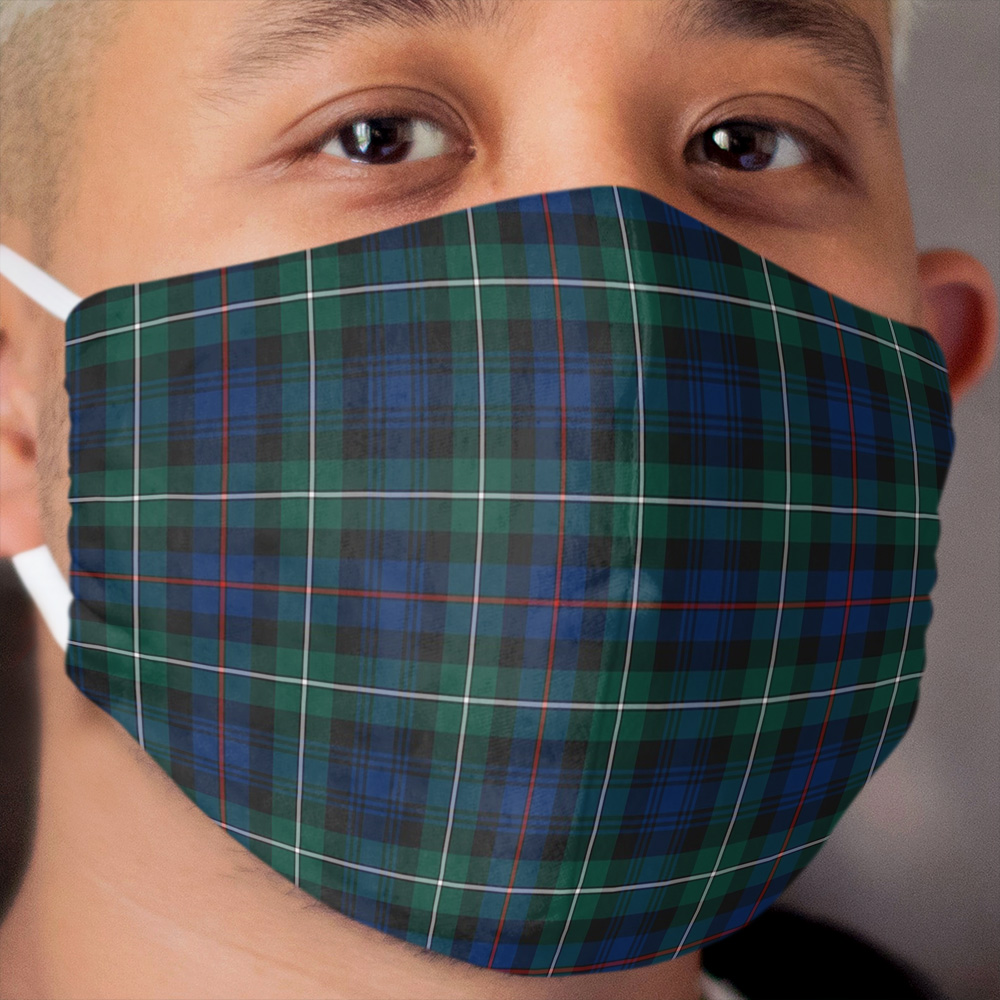 Clan Mackenzie Tartan Cloth Face Mask - Chief T-shirt