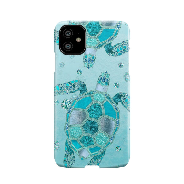 Glamour Aqua Turquoise Turtle Underwater Scenery Phone Case - Chief T-shirt