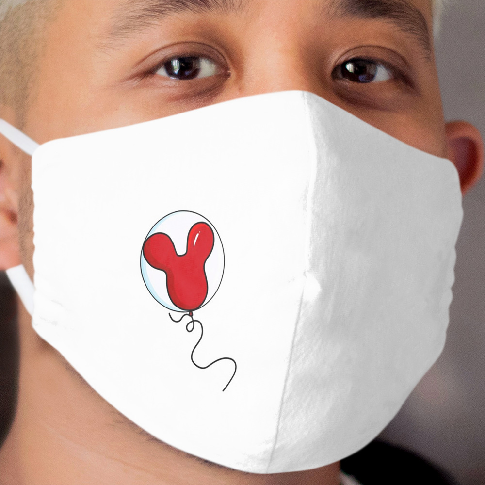 Happy Red Balloon Cloth Face Mask - Chief T-shirt