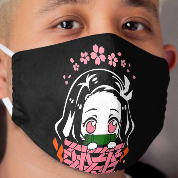 Nezuko Kamado - Kimetsu no Yaiba Cloth Face Mask - Chief T-shirt