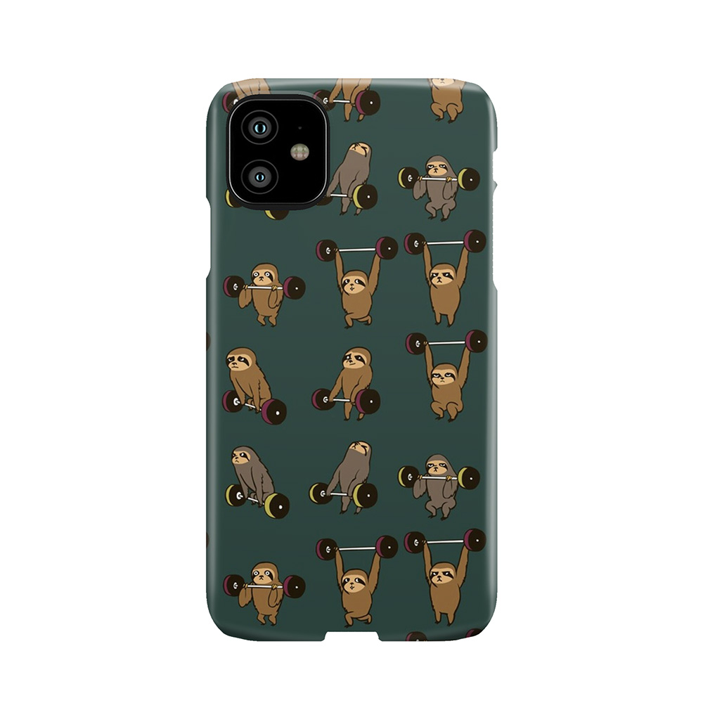Olympic Lifting Sloths Phone Case - Chief T-shirt