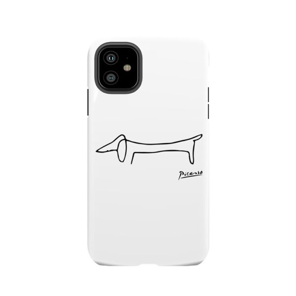 Pablo Picasso Dog (Lump) Artwork, Sketch Reproduction Tough Phone Case ...