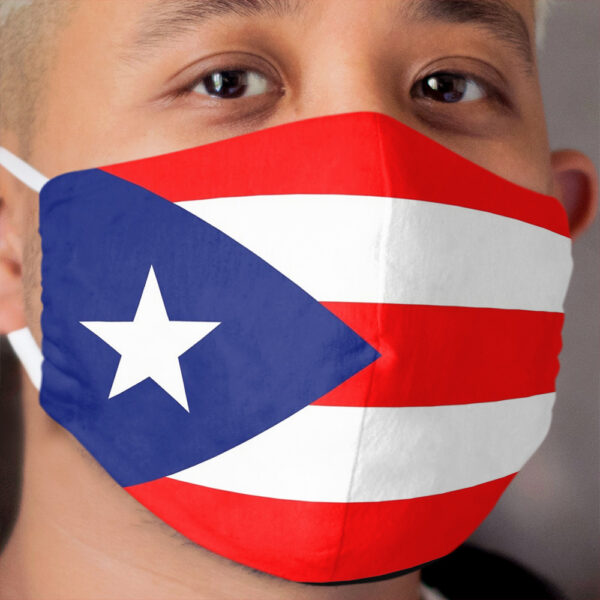 Puerto Rican Flag Cloth Face Mask - Chief T-shirt
