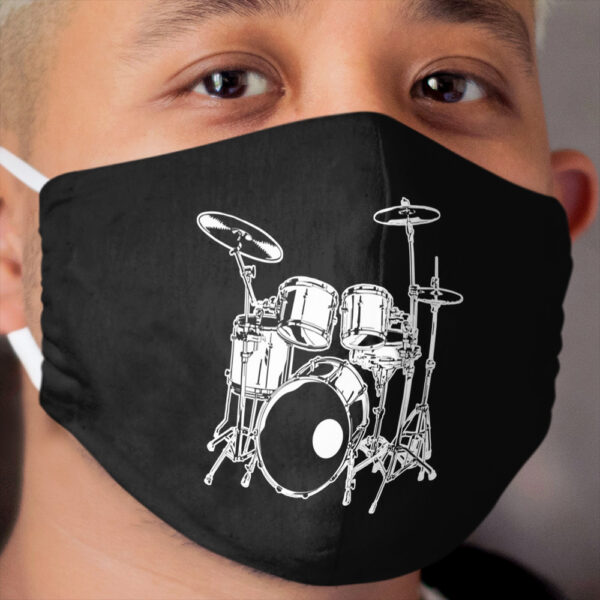 Rock Music Cloth Face Mask - Chief T-shirt
