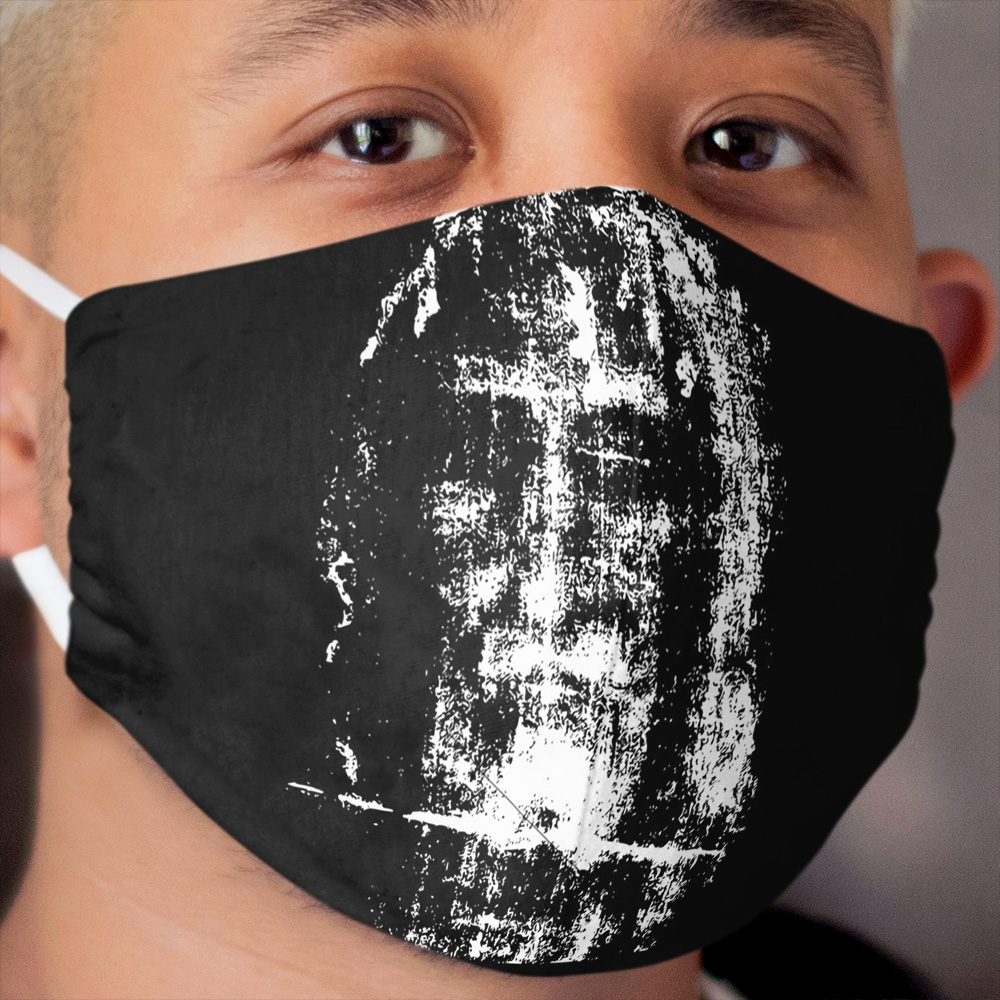 Shroud of Turin Jesus Christ Cloth Face Mask - Chief T-shirt
