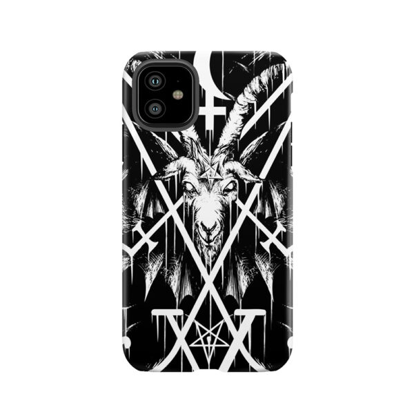 Sigil Of Lucifer And Baphomet Tough Phone Case - Chief T-shirt
