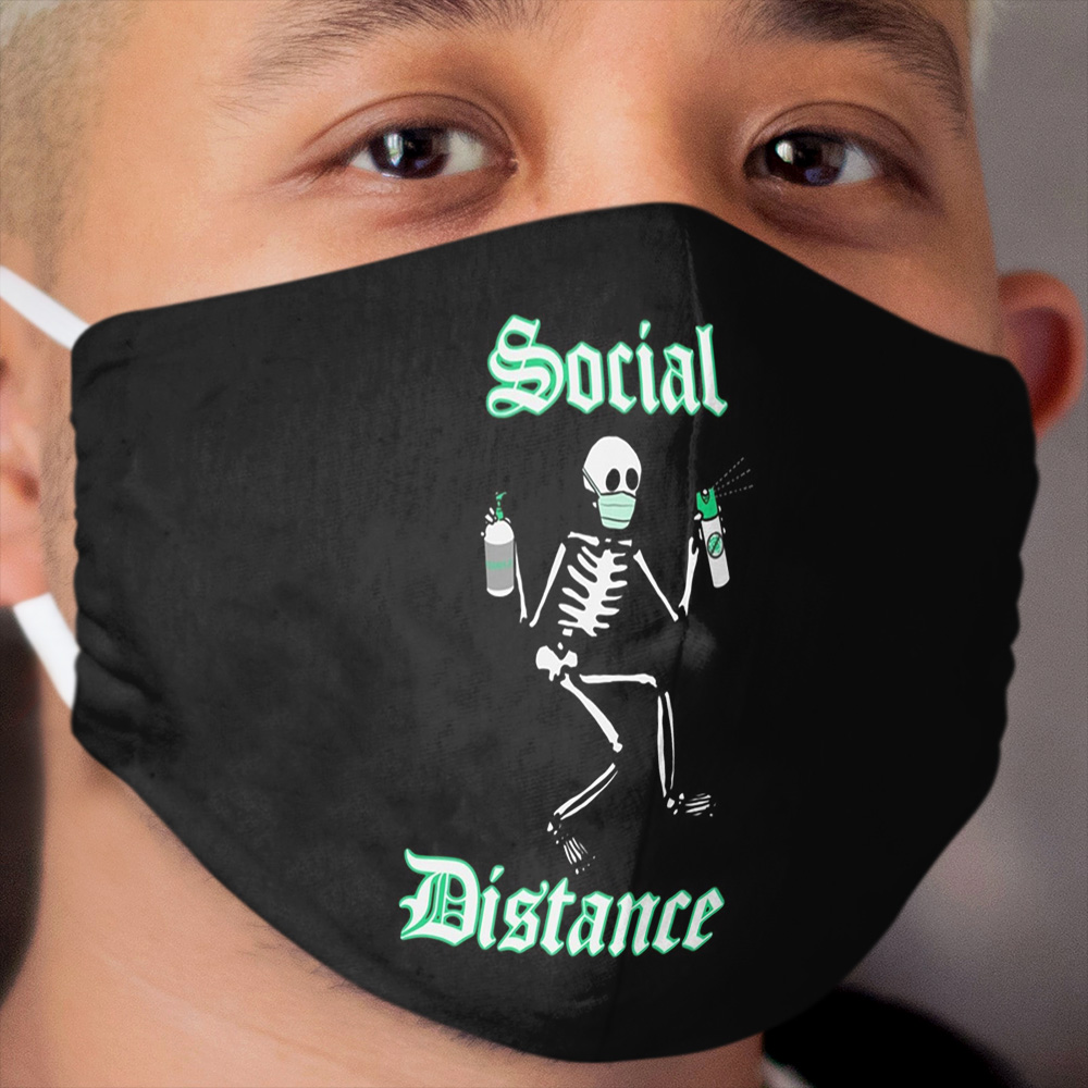 Social Distance Cloth Face Mask - Chief T-shirt