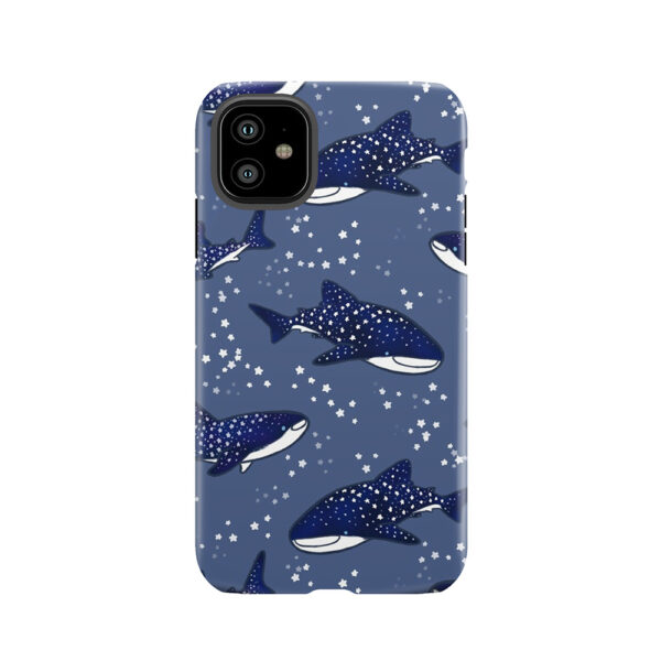 Starry Whale Sharks (Dark Version) Tough Phone Case - Chief T-shirt