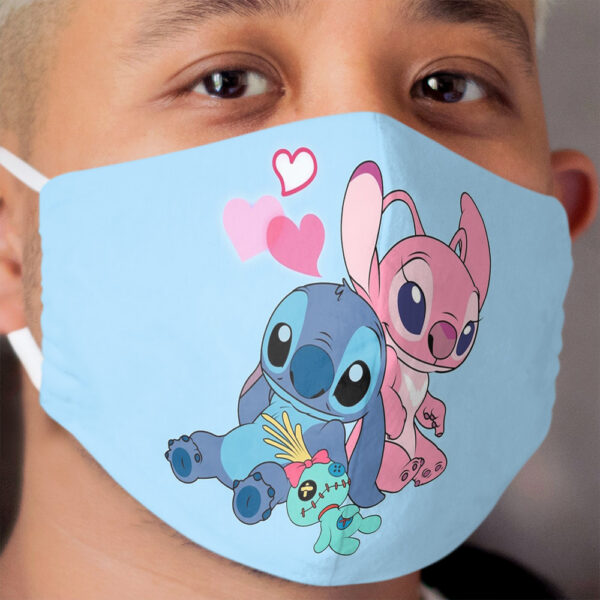 Stitch & Angel 2 Cloth Face Mask - Chief T-shirt