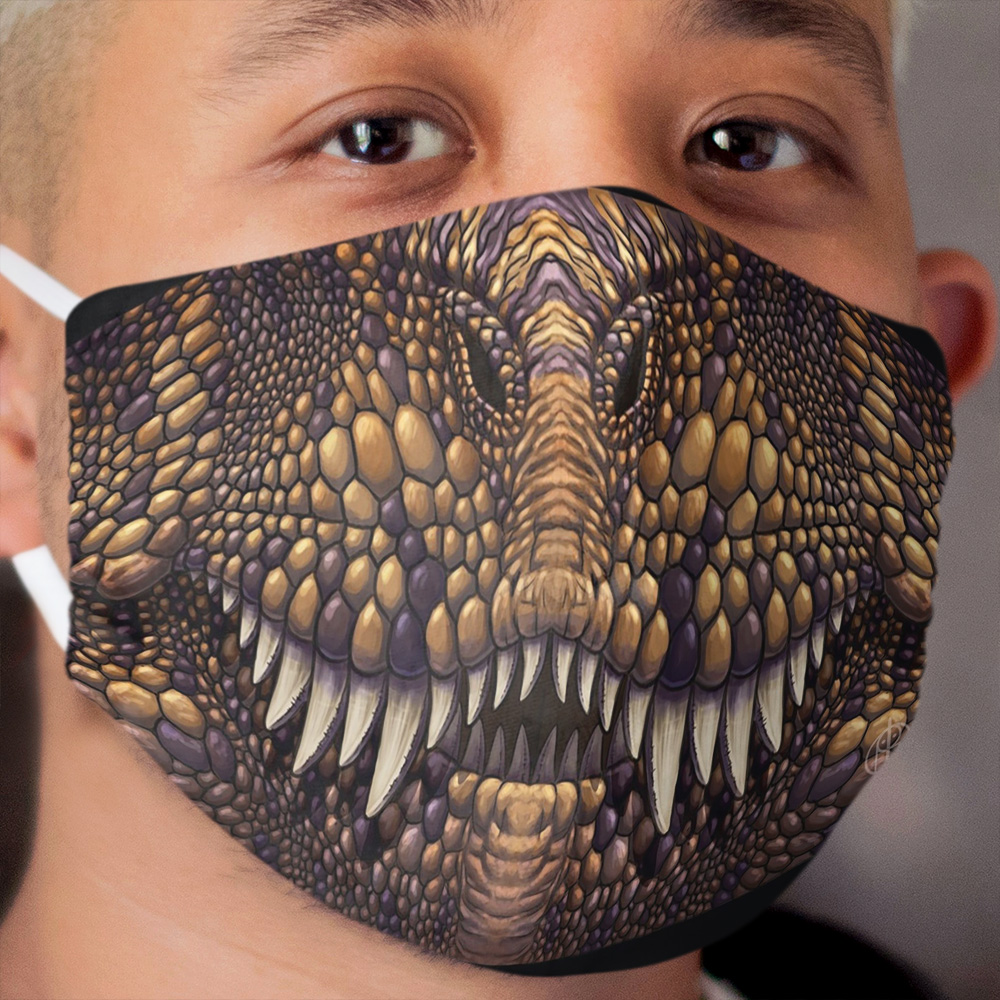 T.rex Cloth Face Mask - Chief T-shirt