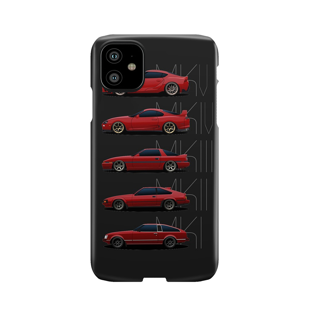 Toyota Supra Generations Phone Case - Chief T-shirt