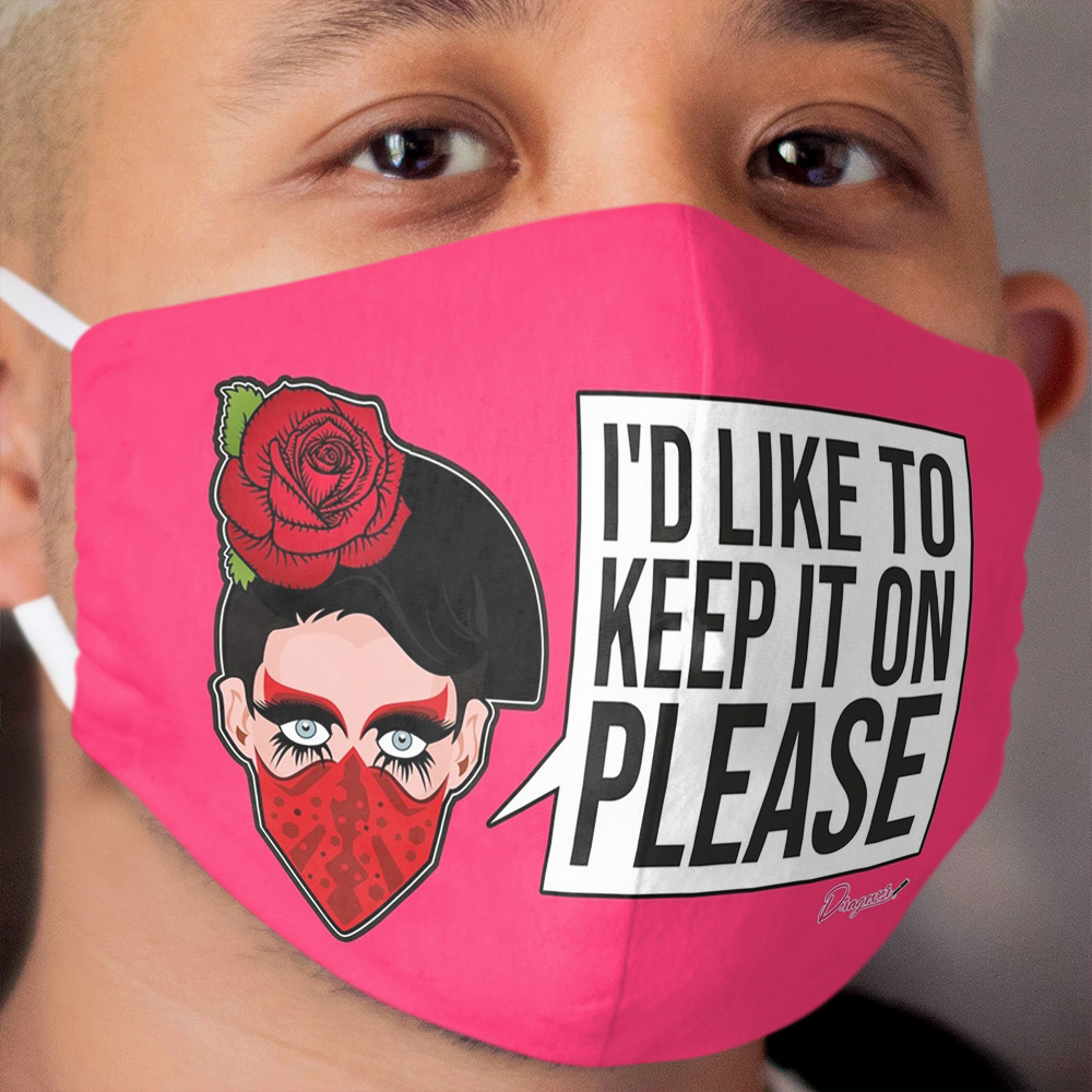 Valentina from RuPaul's Drag Race Cloth Face Mask - Chief T-shirt