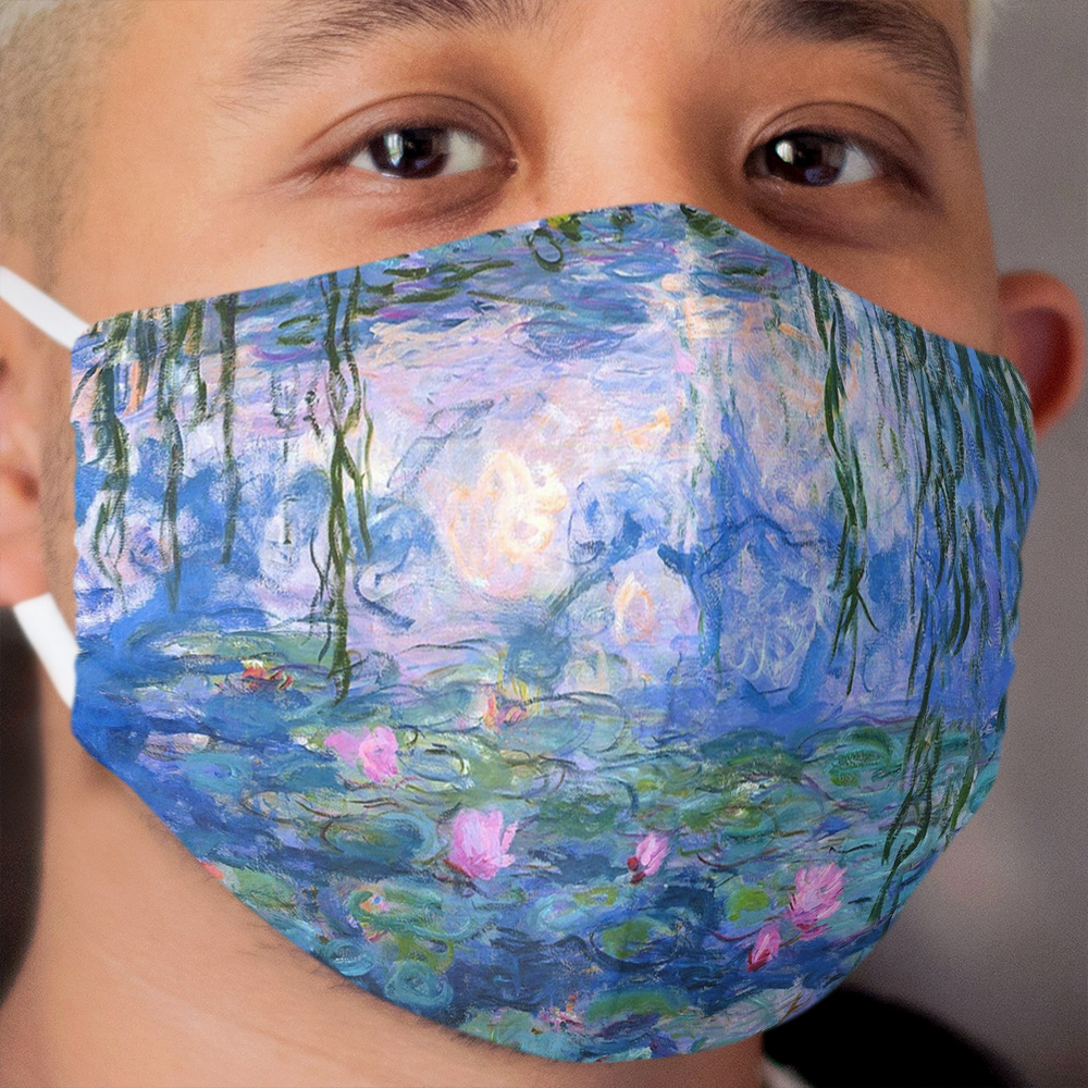 Water Lilies Monet Cloth Face Mask 2 - Chief T-shirt