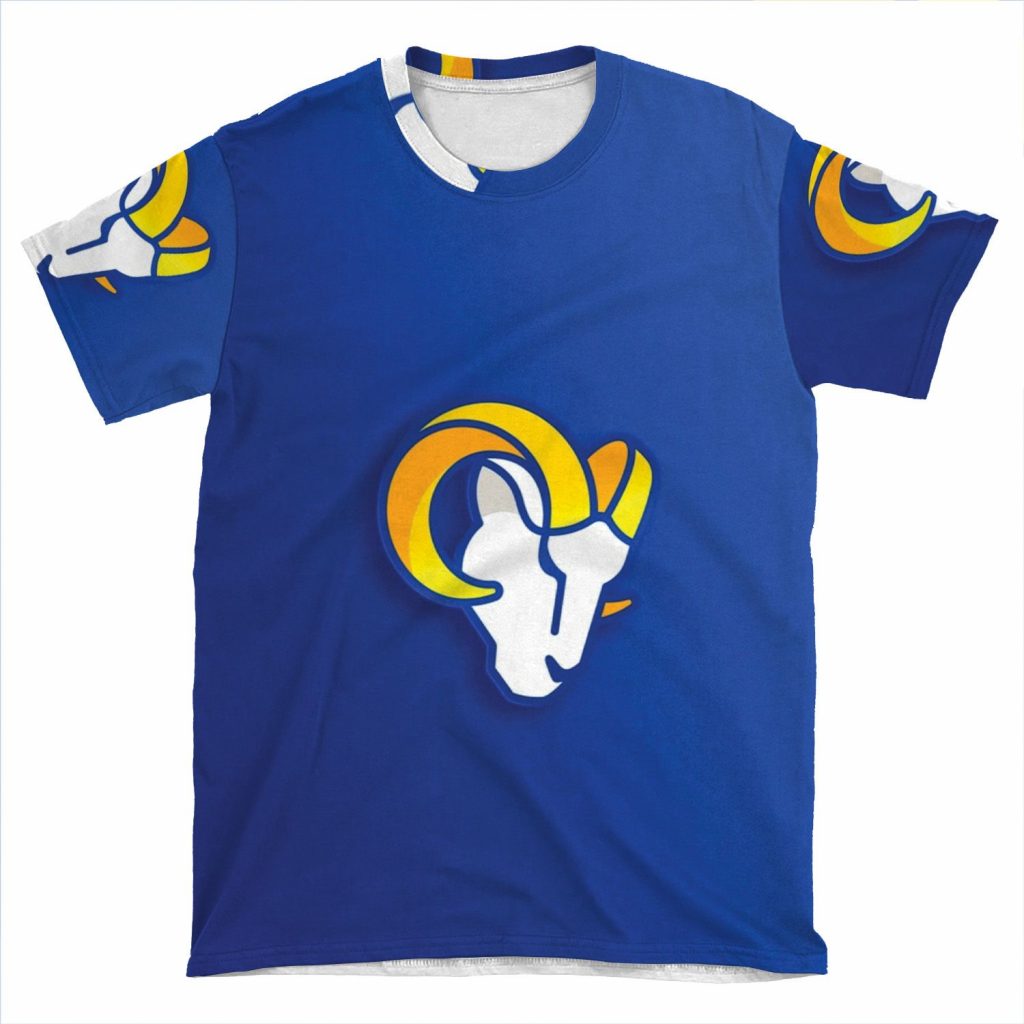 La Rams Head Logo AOP T-shirt Tee - Chief T-shirt