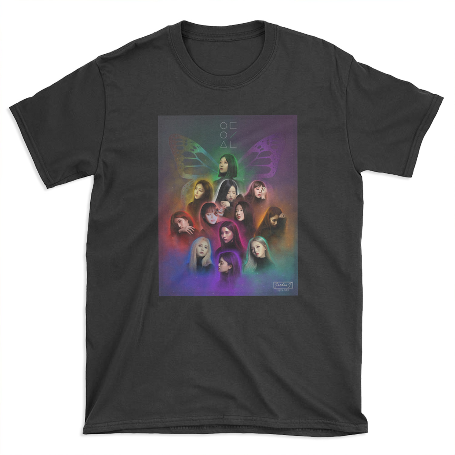 LOONA 이달의 소녀 Fanart - BUTTERFLY (Kpop) T-shirt Tee - Chief T-shirt