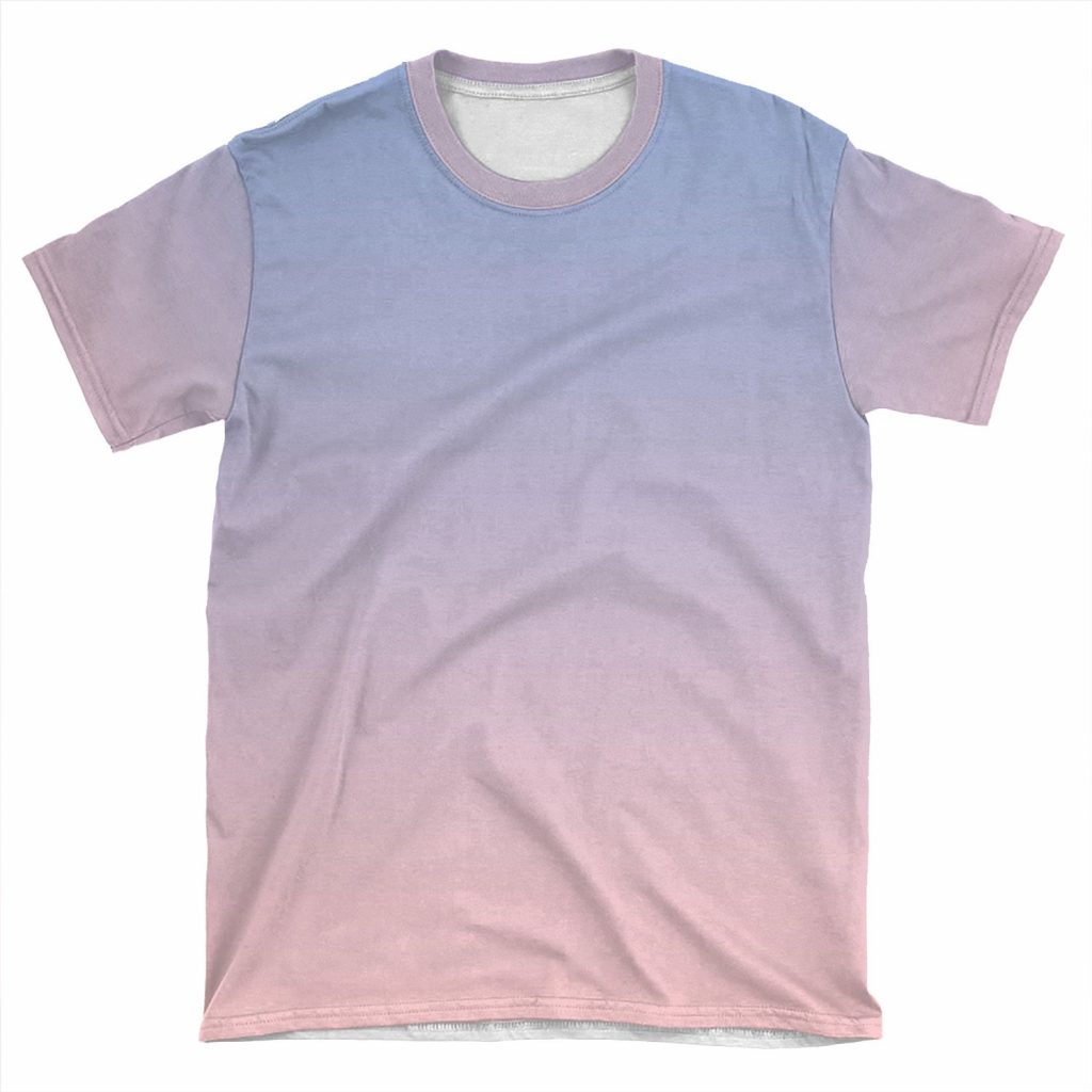 Pantone Color Of The Year 2016 Rose Quartz - Serenity - Ombre AOP T ...