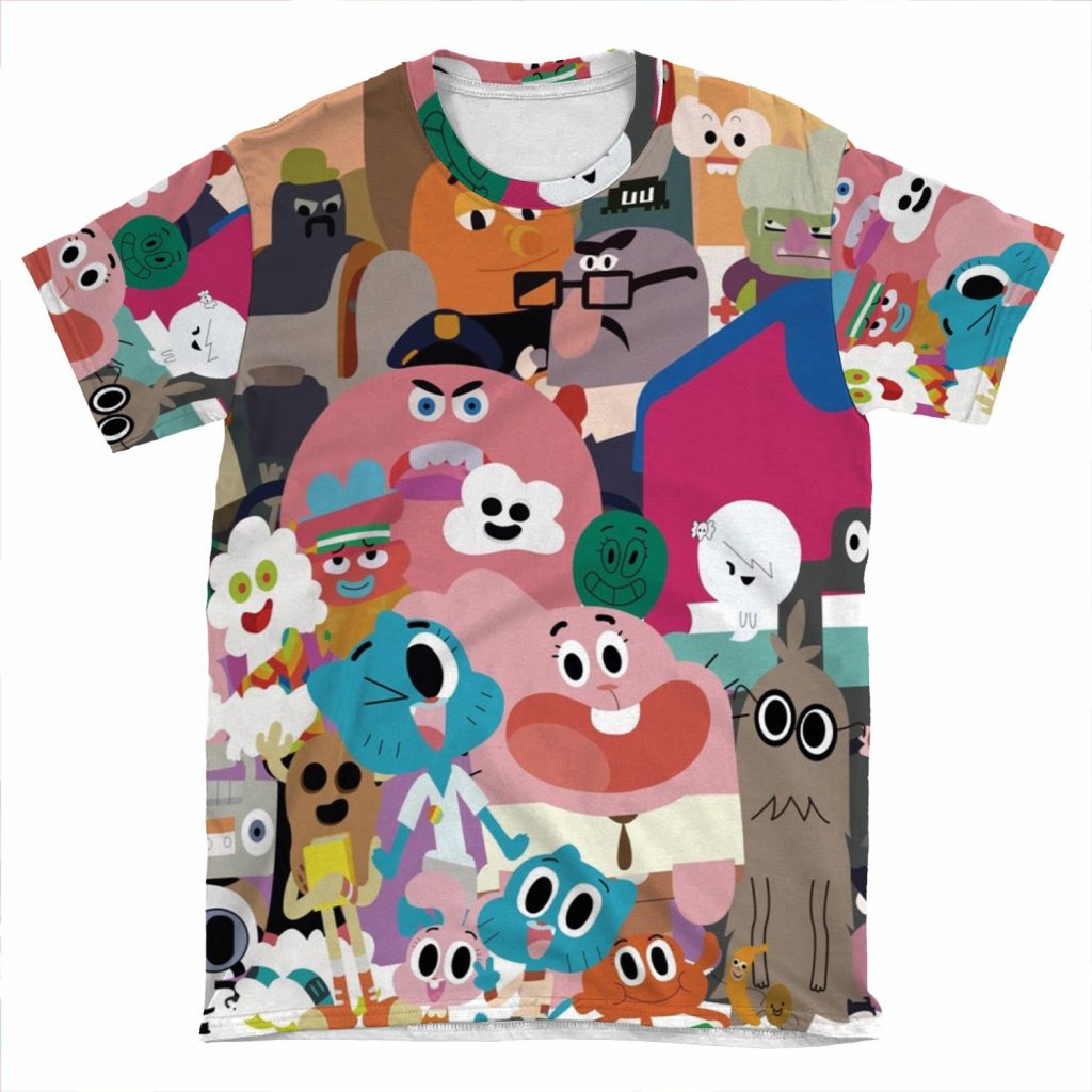 The Amazing World Of Gumball AOP T-shirt Tee - Chief T-shirt