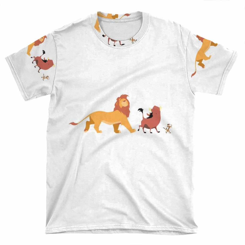 The Lion King - Timon, Pumba, Simba AOP T-shirt Tee - Chief T-shirt