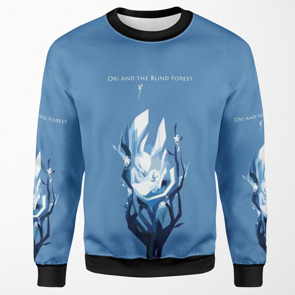 Ori Sleeping Ori And The Will Of Wisps In The Blind Forest All-over-print Unisex Sweatshirt ...