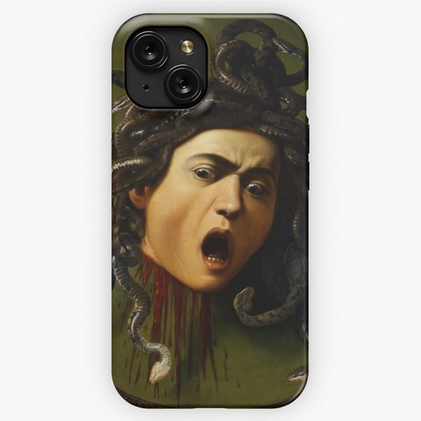 Medusa By Caravaggio iPhone 15 Slim Phone Case Cover - Chief T-shirt